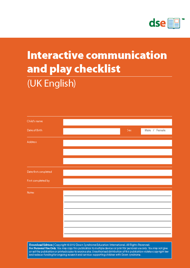 Set of 6 DSE Checklists - PDF Edition – DSE Store